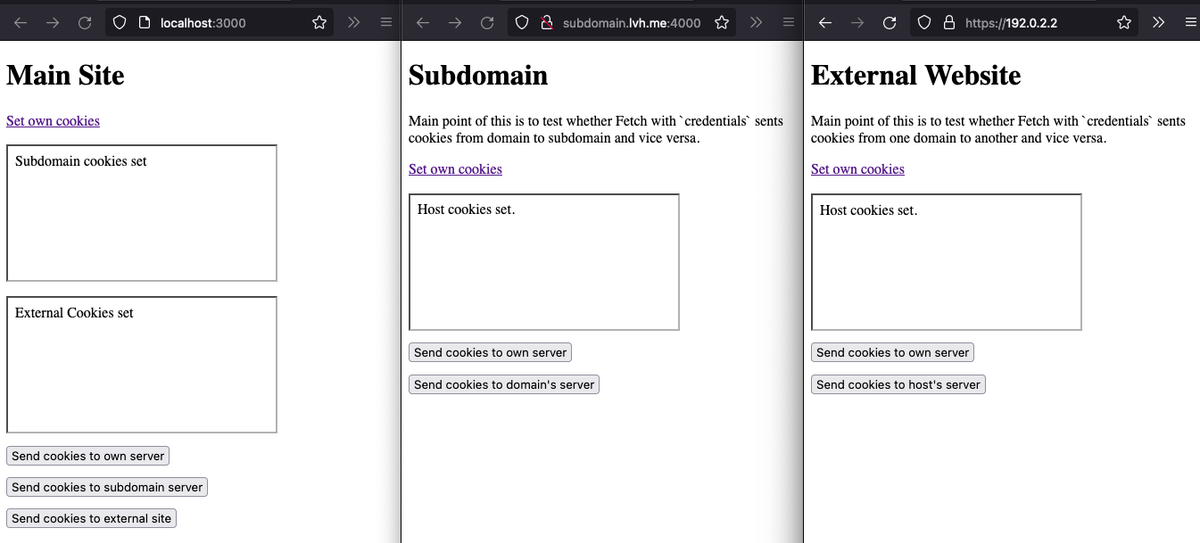 Handling cookies with Fetch's credentials | Zell Liew